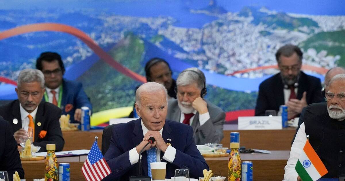G20 in Rio: Bidens langsamer Abschied von der Weltbühne - Politik ...