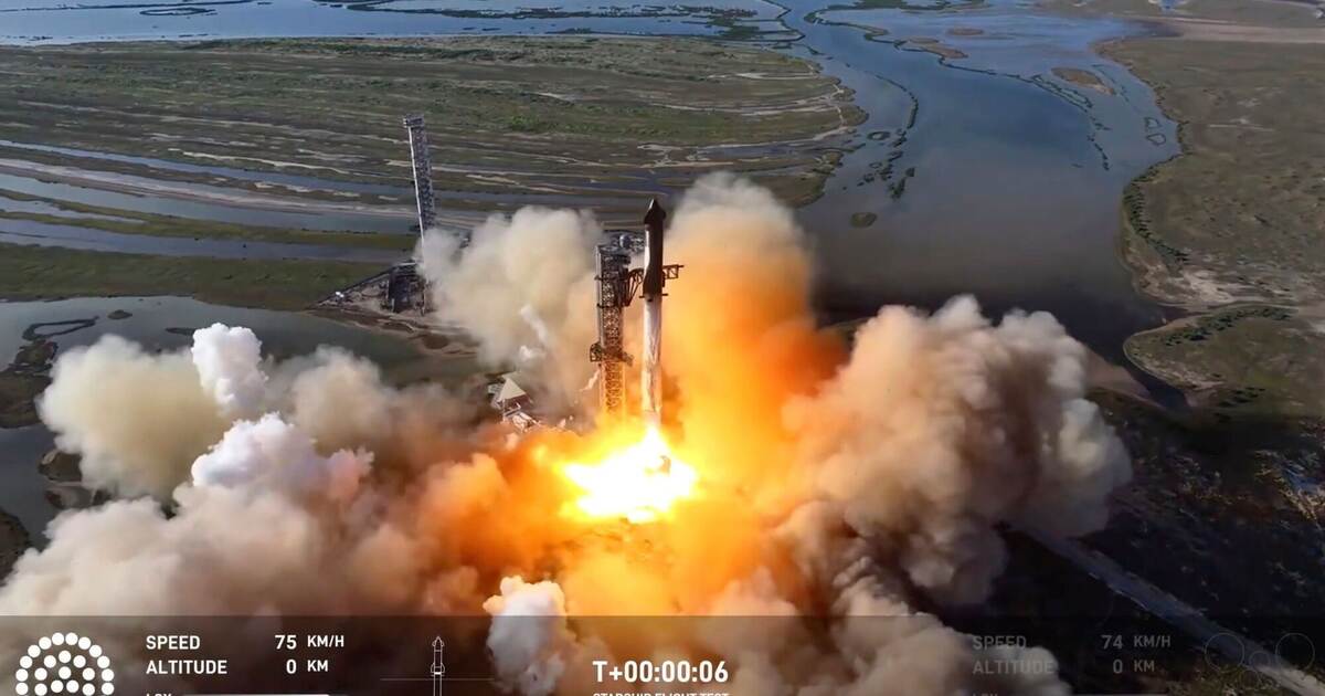 Raketensystem «Starship» meistert Testflug - mit Makel - Service ...