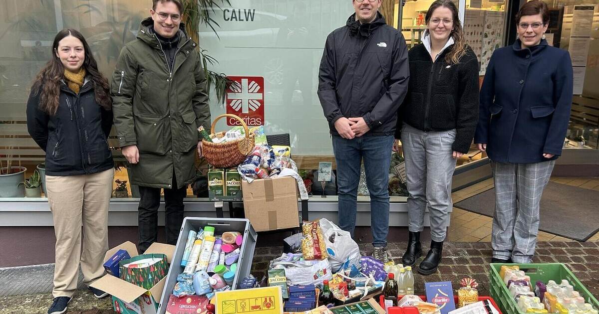 Junge Union sammelt im Kreis Calw Spenden für Calwer Tafel - Region ...
