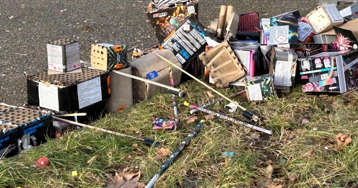 Unschöne Silvester-Bilanz: Doppelt so viel Müll auf Pforzheims Straßen ...