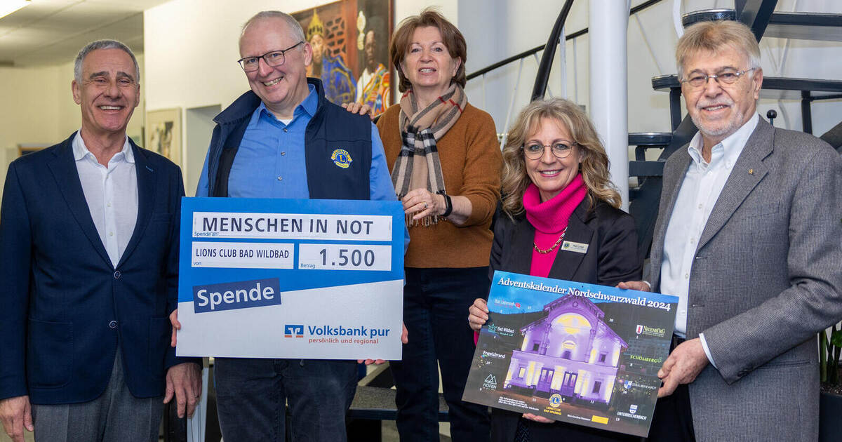 Adventskalender des Lions Club Bad Wildbad toller Erfolg: Spende geht ...