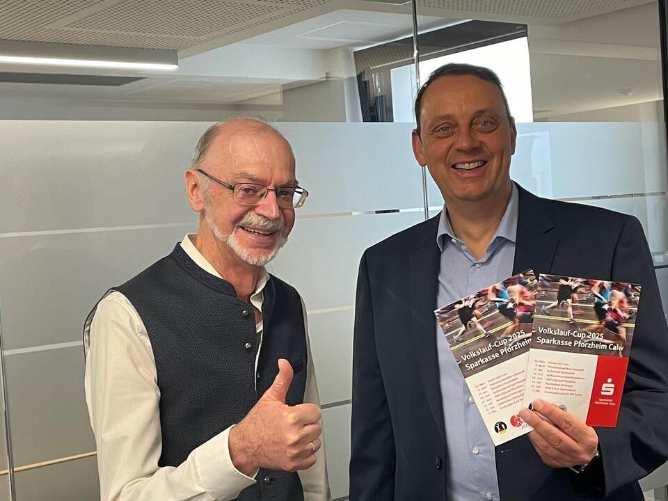 Start und Ziel im Kurpark von Bad Liebenzell: Regionaler Volkslaufcup ...