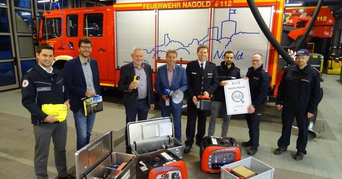 Erster Notfalltreffpunkt im Kreis Calw: Nagold erhält Kisten mit ...