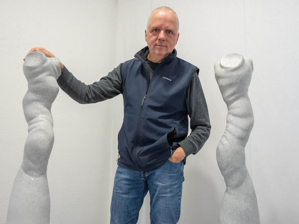 Welten aus Farbe und Stein: Künstler Hartmut Häcker und Christoph Traub ...