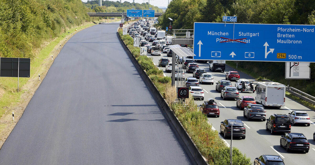 Erstaunlich A8 Sperrung Pforzheim Bild