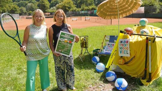 Großer Spaß für kleine Sportler: „Golden Hearts“ und 1. TC Pforzheim ...