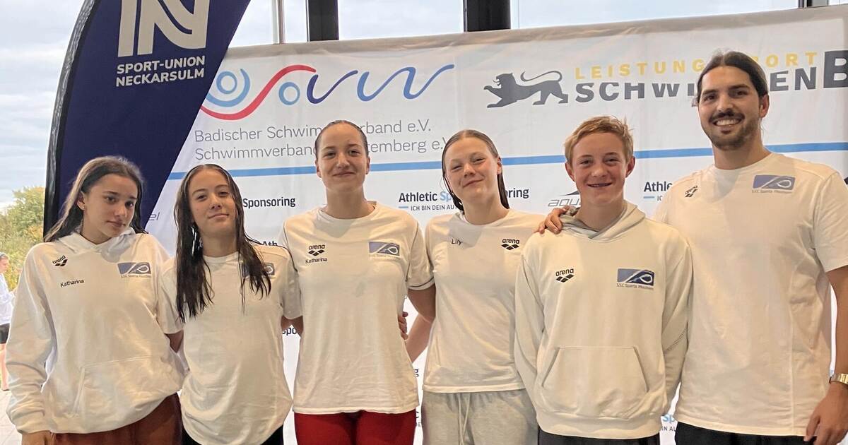 Medaillenregen im Wasserbecken: Pforzheimer Schwimmer glänzen bei ...