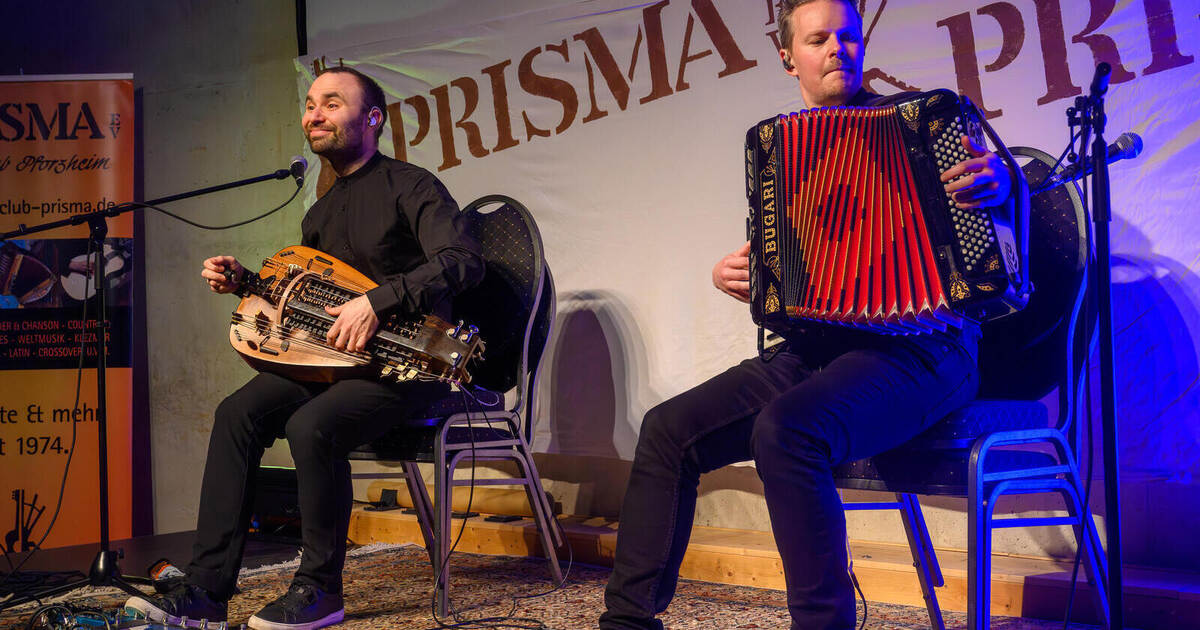 Duo „Symbio“ schafft Klangmagie mit Akkordeon und Drehleier im FolkClub ...