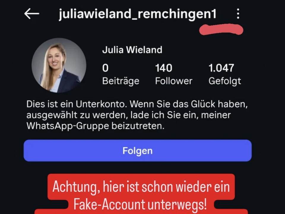 Betrüger fälschen Accounts auf Instagram: Auch Bürgermeisterinnen aus ...