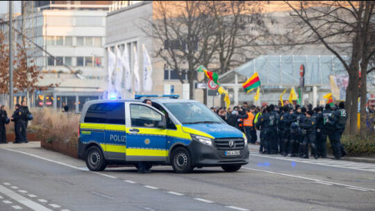 Kurdische Demonstration mit über 500 Teilnehmern in Bildern ...