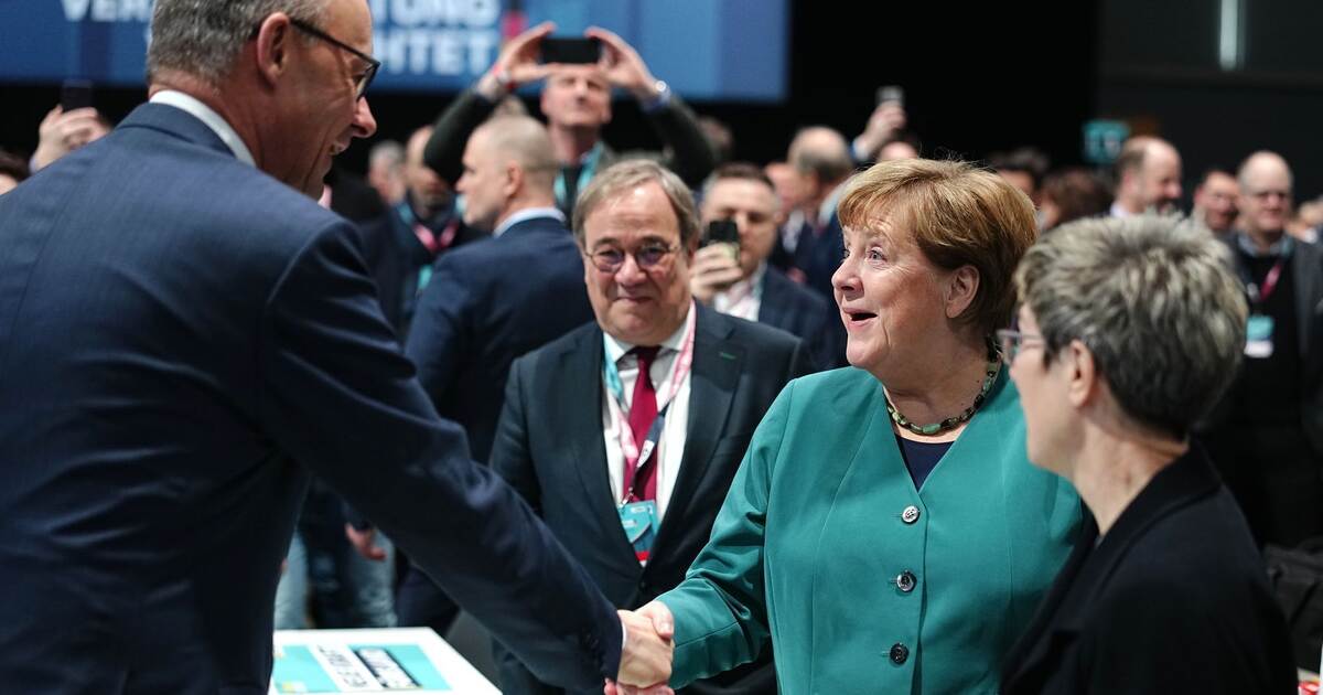 Viel Applaus für Merkel - aber Merz-Wahl verpasst - Baden-Württemberg ...