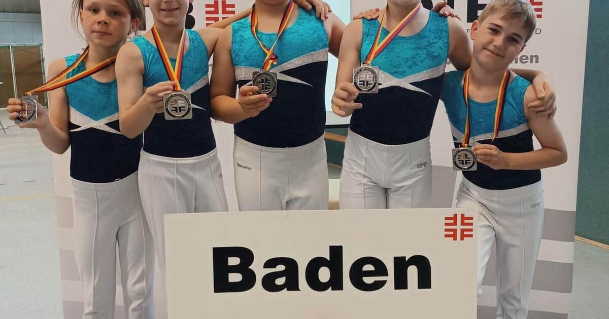 Noah Sartissohn vom TV Nöttingen holt mit Trampolinteam Silber - Sport ...