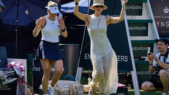 Abschiedsspiel: Tennisstar Angie Kerber sorgt für eine Show beim Bad ...