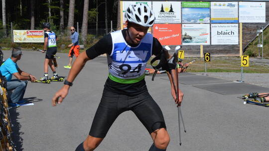 Biathleten des WSV Schömberg zeigen sich beim Start des SBW-Cups in ...