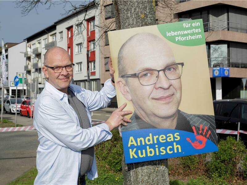 OB-Kandidat Andreas Kubisch zeigt Gesicht - Pforzheim - Pforzheimer-Zeitung