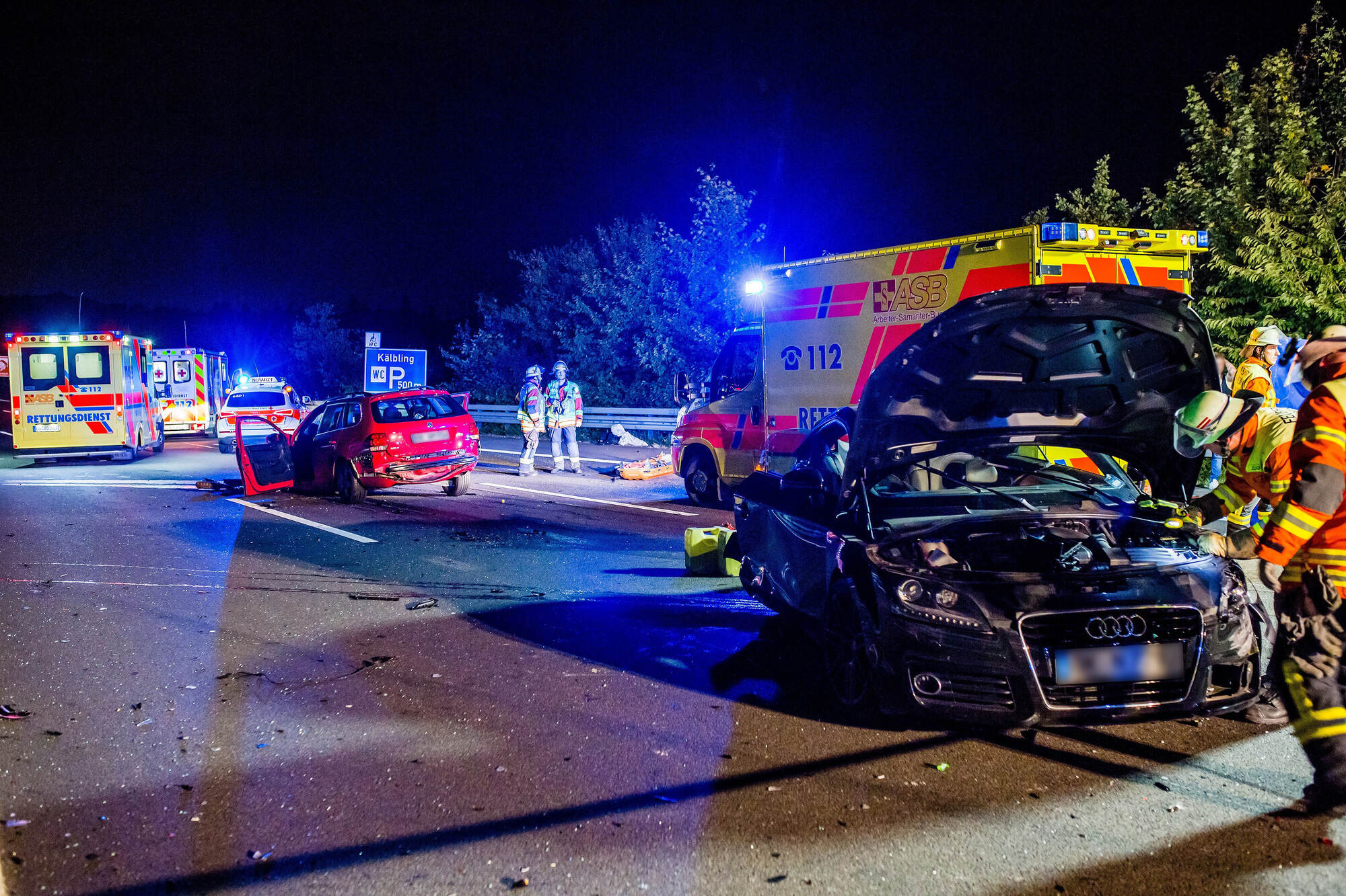 Lebensgefährlich und schwer Verletzte bei Unfall auf A81 - Baden ...