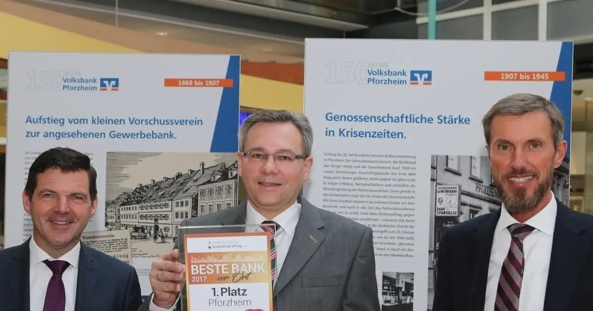 Volksbank Pforzheim belegt bei Bankentest den ersten Platz - Wirtschaft ...