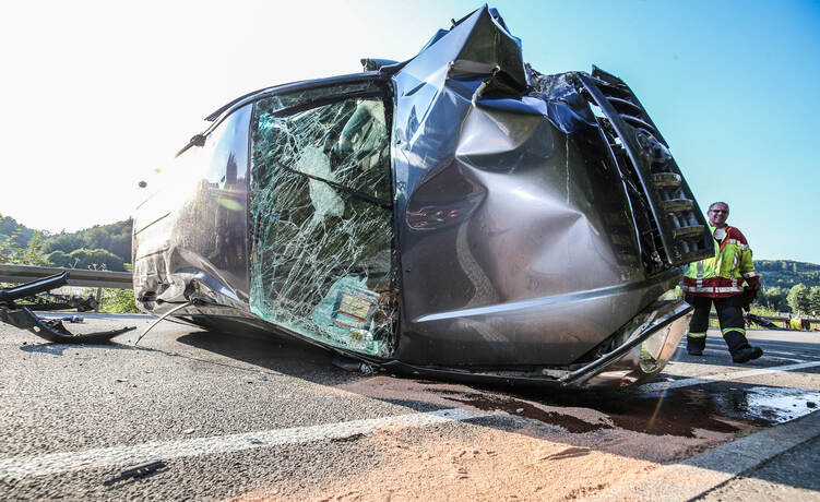 Luxus Unfall B294 Heute Bild