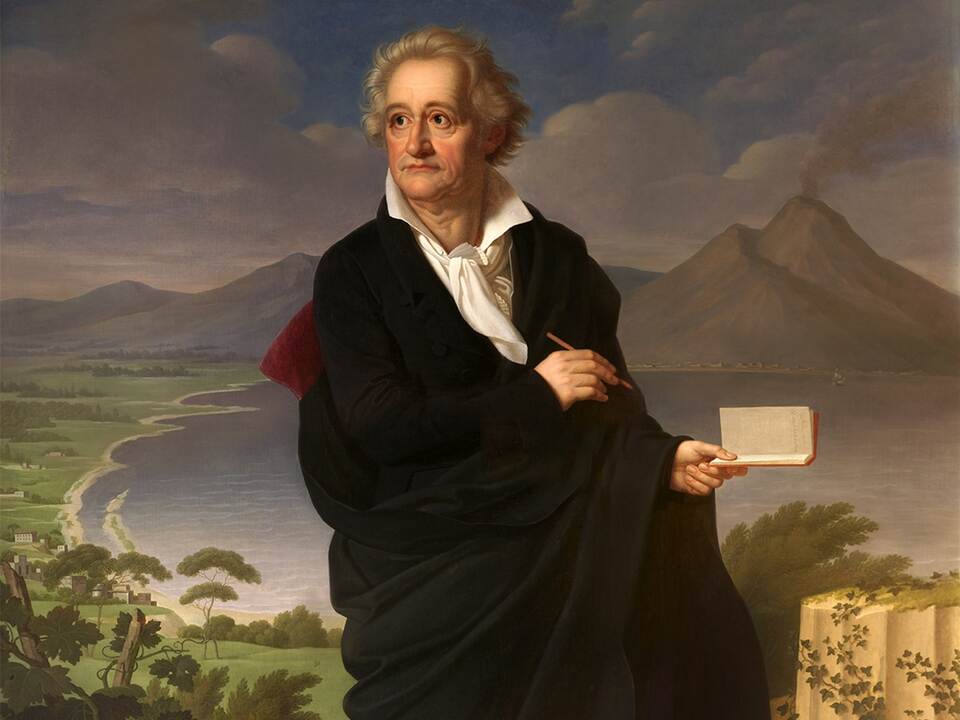 Der große Dichter als Vorbild: Kunstvortrag über Goethe im sehr gut ...