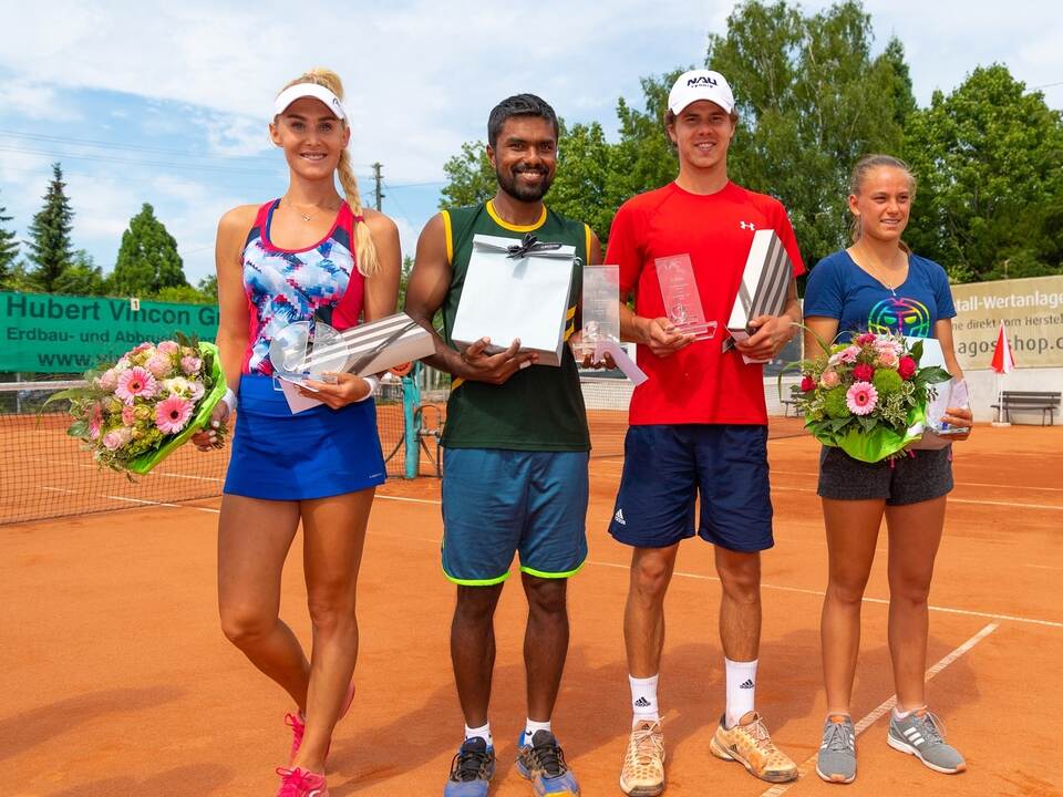 Favoriten setzen sich durch: Vijay Sundar Prashanth und Sarah Gronert ...