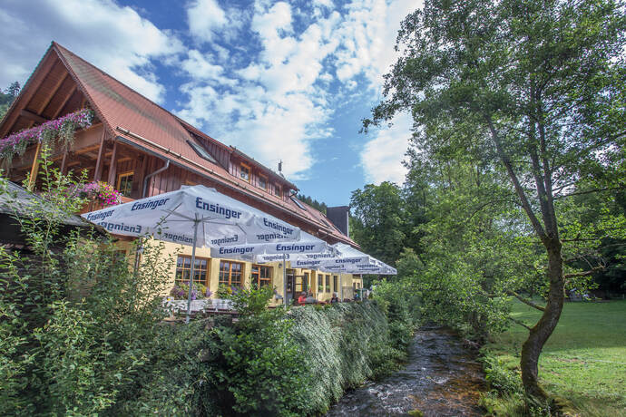 Schau mal wo du lebst ... bei Fischzucht Zordel im Eyachtal ...