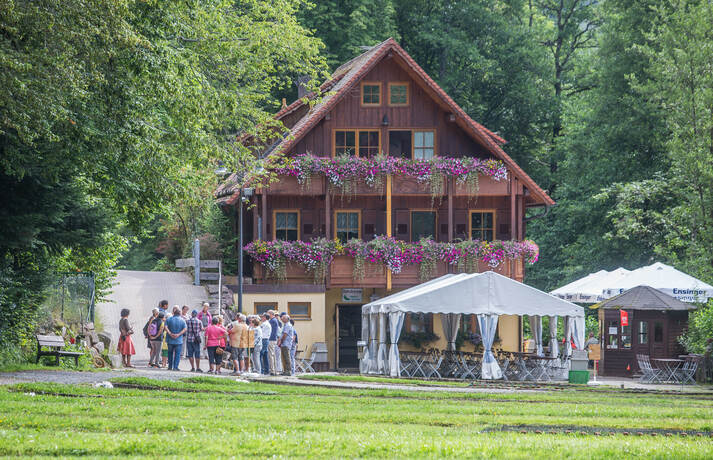 Schau mal wo du lebst ... bei Fischzucht Zordel im Eyachtal ...