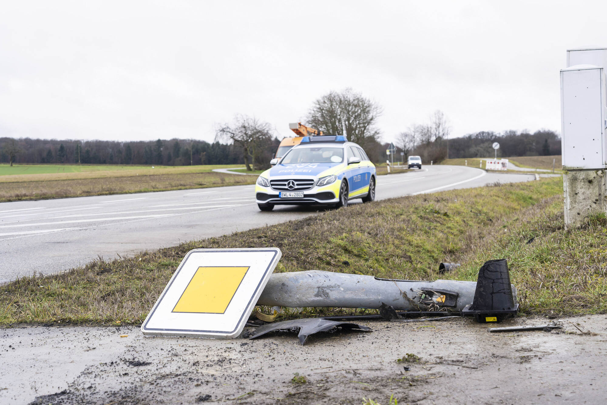 Luxus Unfall B294 Heute Bild