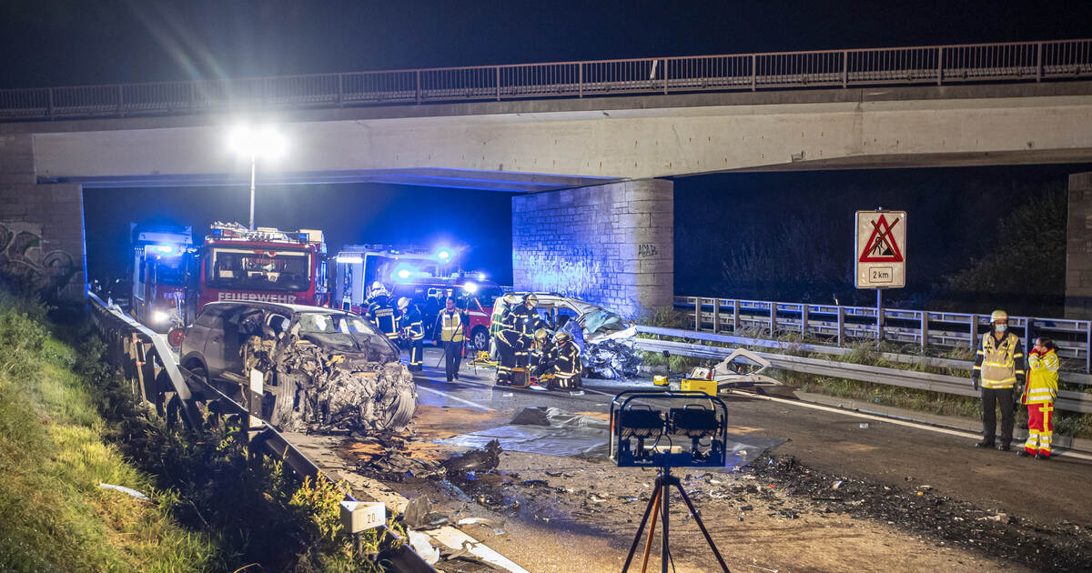 Schwerer Unfall auf A8 fordert drei Menschenleben - Bildergalerien - Pforzheimer-Zeitung
