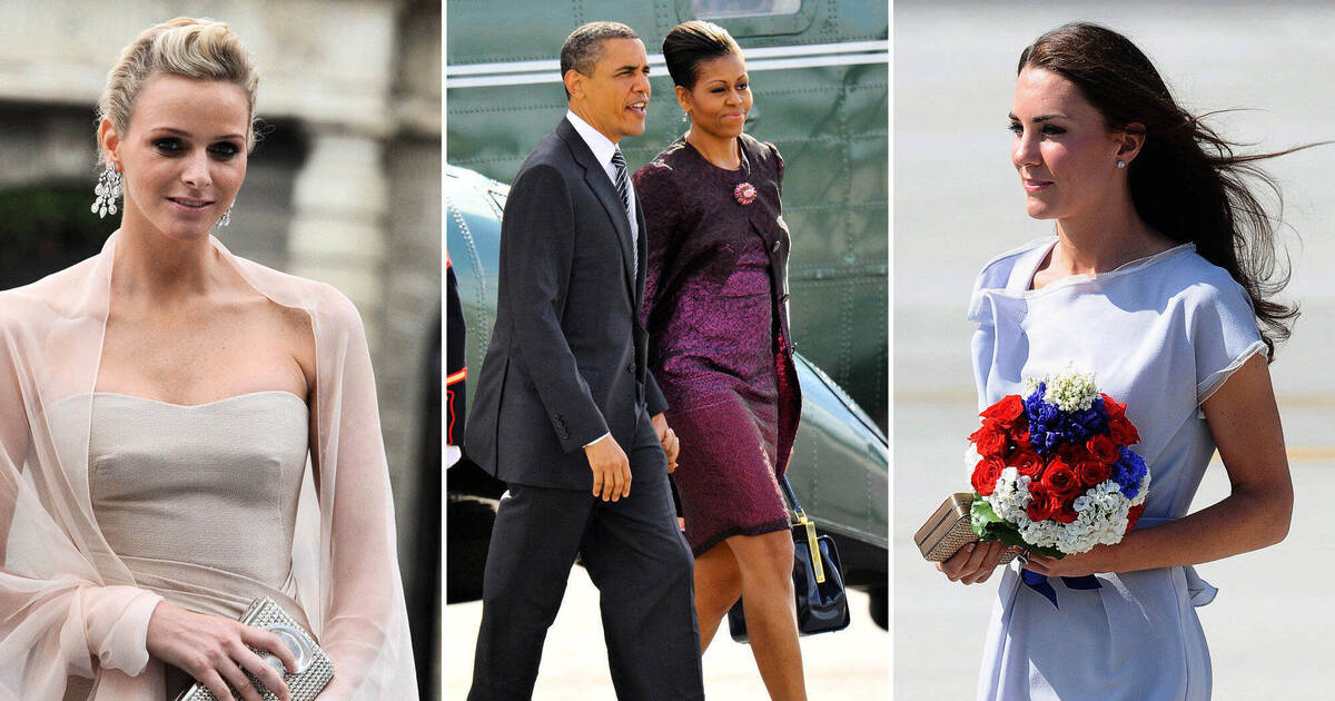 Kate, Charlene, Michelle und Carla bestangezogene Frauen der Welt - PZ ...