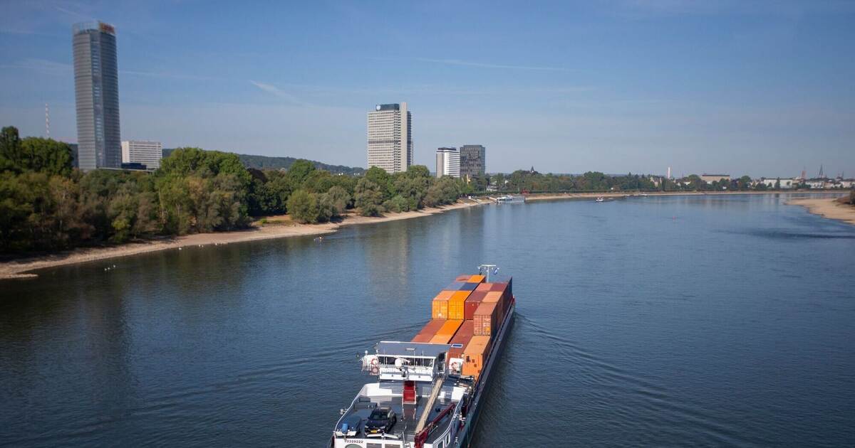 Etwas mehr Wasser im Rhein - Pegel wieder im Plus - Deutschland und ...