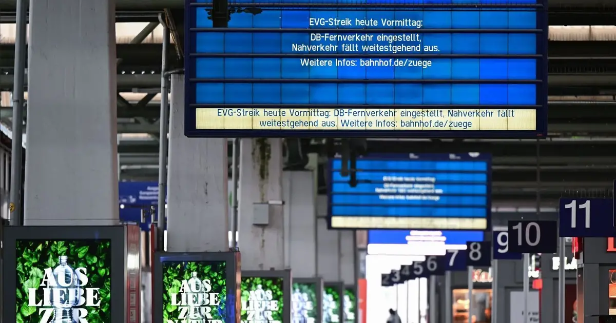 S Bahn Stuttgart Streik Morgen
