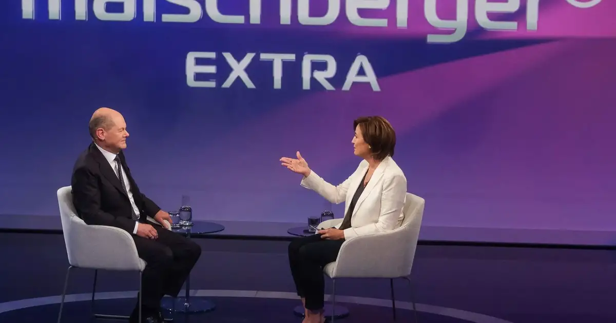 Gut anderthalb Millionen sehen Scholz bei Maischberger - Show-Biz ...