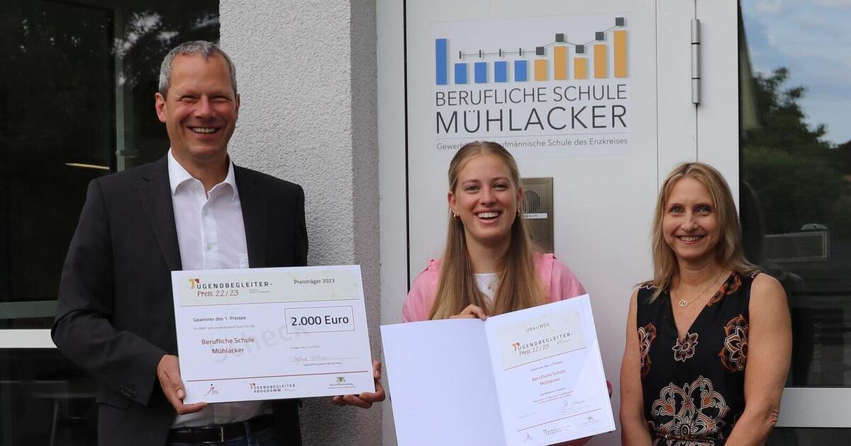 Berufliche Schule Mühlacker Jugendbegleiter-Konzept ausgezeichnet - Region - Pforzheimer-Zeitung