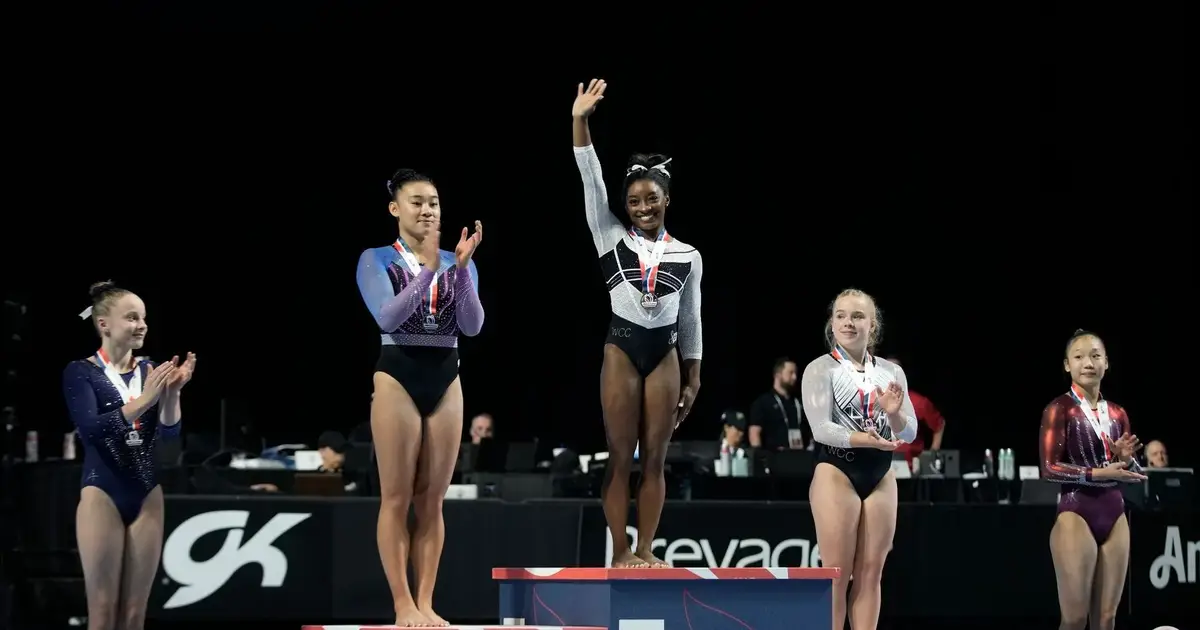 Turnerin Simone Biles meldet sich zurück - Sport weltweit - Pforzheimer ...