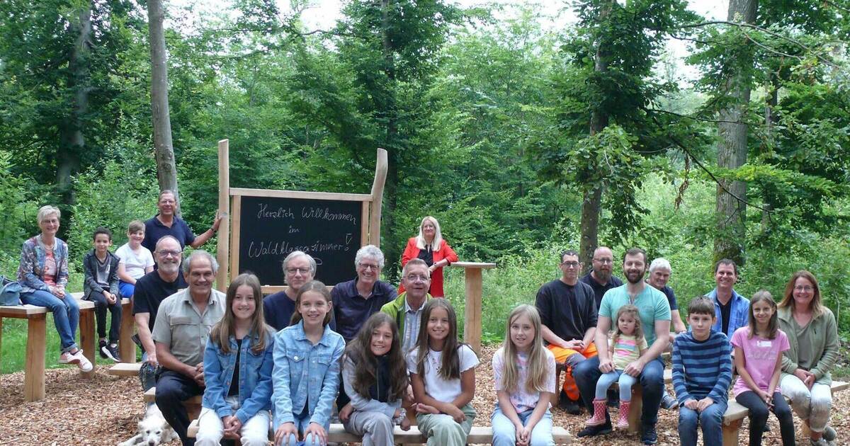 Neulinger Schüler lernen im Wald: Erste Schulstunden im Outdoor ...