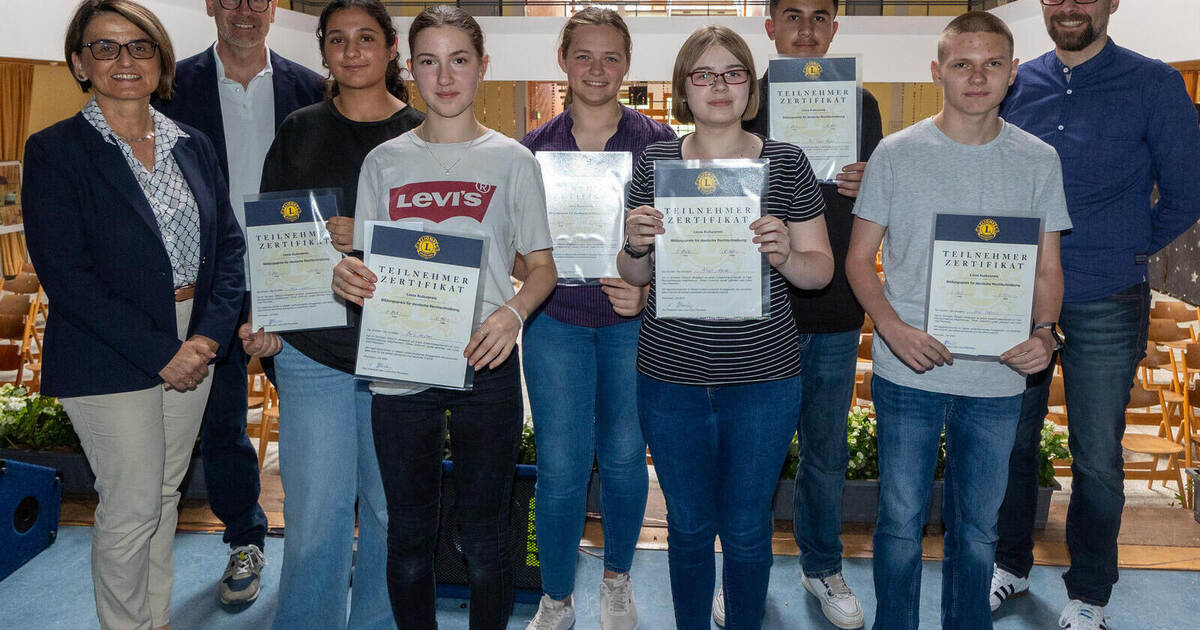 Fit für Bewerbungen und fürs Berufsleben: Lions zeichnen erfolgreiche ...