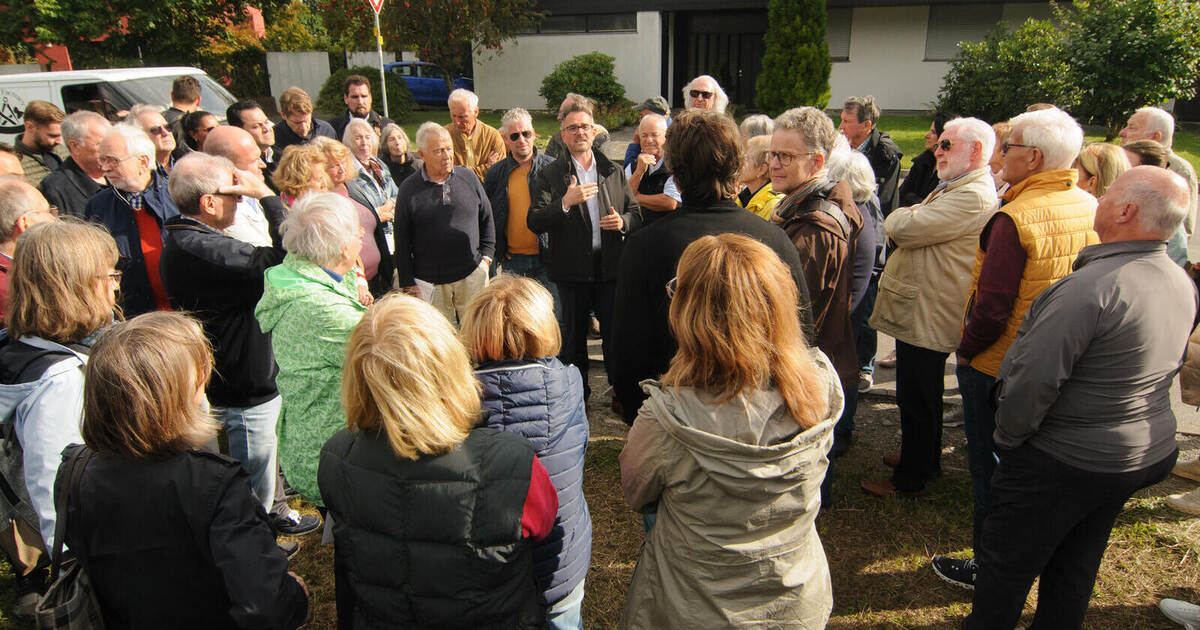 Bei OB Bochs Rundgang im Pforzheimer Rodgebiet wird deutlich ...