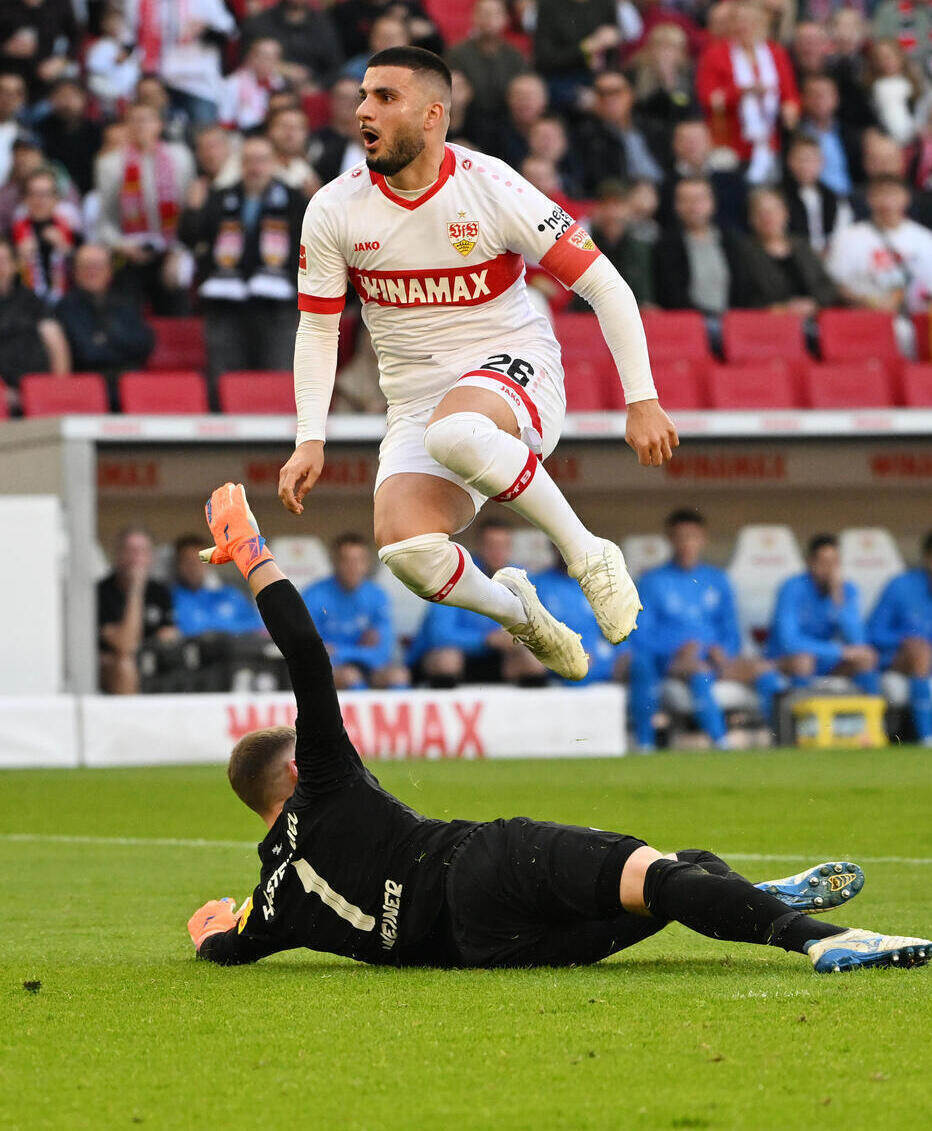 VfB macht es unnötig spannend: Nach Gelb-Rot gegen Chabot gerät der ...