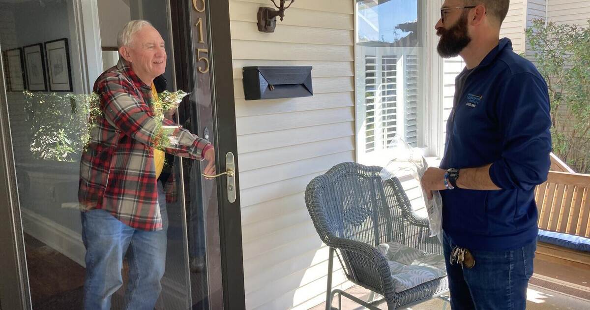 Er kämpft um jede Stimme: So läuft der Haustürwahlkampf in den USA ab ...